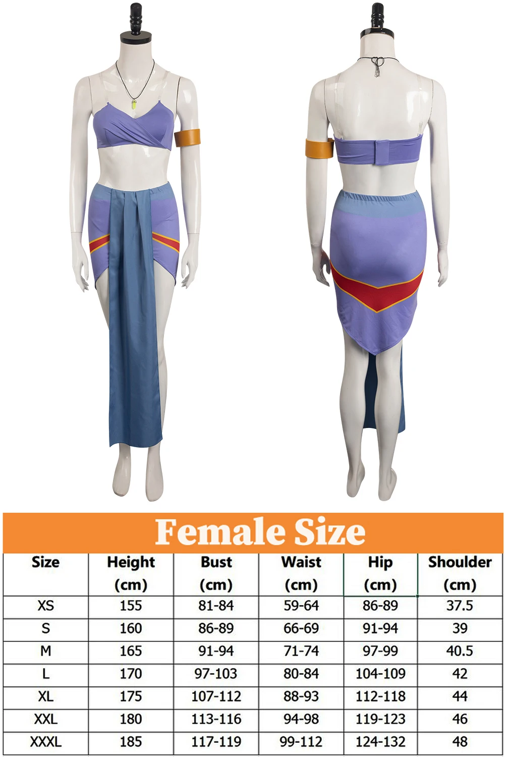 Disfraz de princesa Kida para mujer, disfraz de la película de dibujos ...