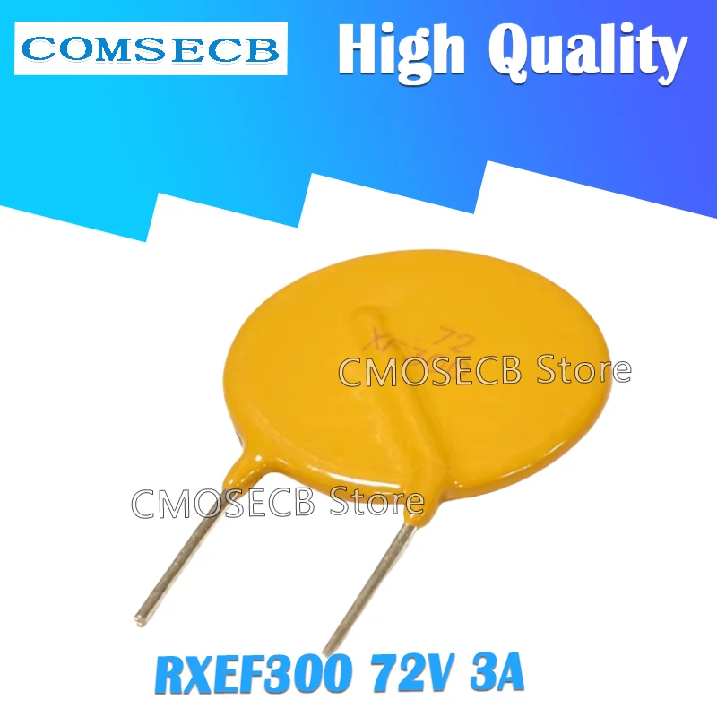5Pcs-Lot-RXEF300-72V-3A-RF72-300-PPTC-Resettable-Fuses-PPTC-Radial-Lead ...