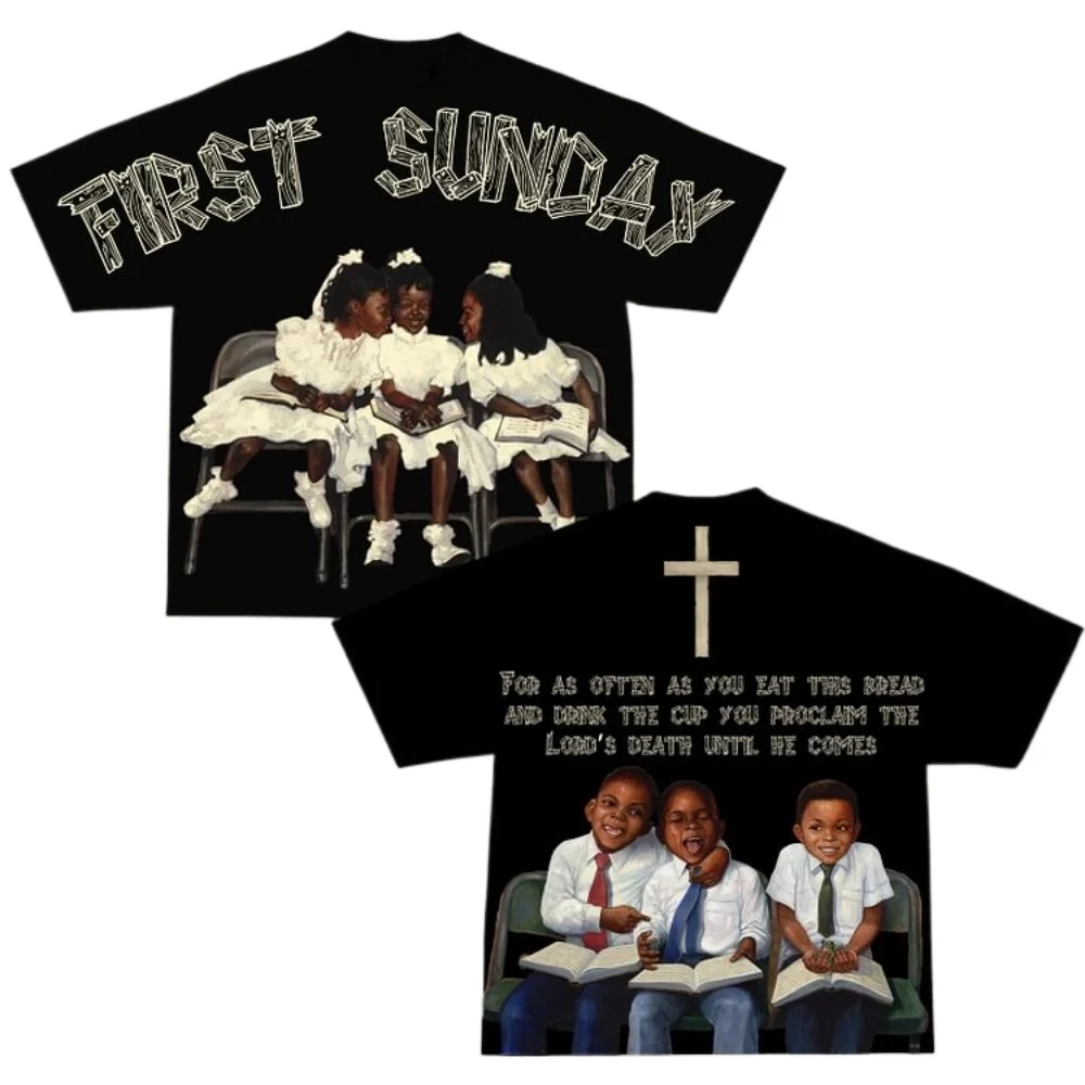 Y2K-Vintage-T-Shirt-Men-Women-Children-First-Sunday-Print-Graphic ...