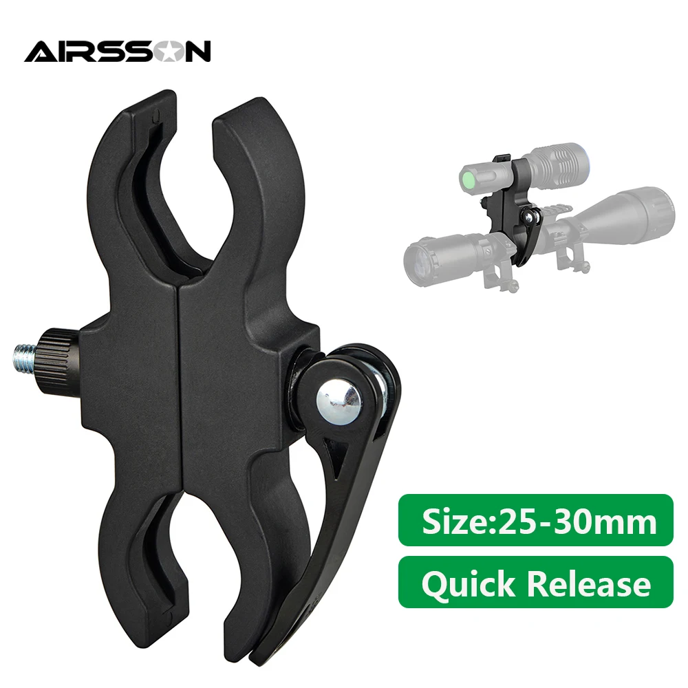 Tactical-Flashlight-Mount-Diameter-25-30mm-Adjustable-Quick-Release ...