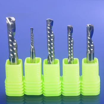 10Pcs 3.175/4/5/6/8/10mm Shank Down Cut Milling Cutter Single Flute ...