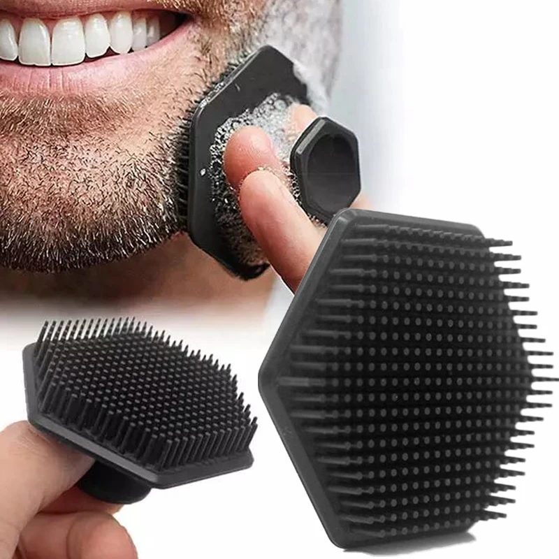 Silicone-Face-Scrubber-for-Men-Facial-Cleansing-Brush-Silicone-Face ...