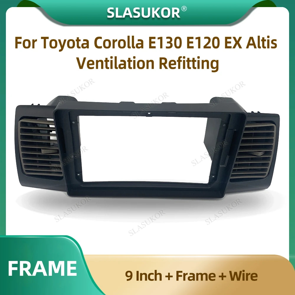 9 Inch For Toyota Corolla E130 E120 2000-2004 Car Radio Fascia Car ...