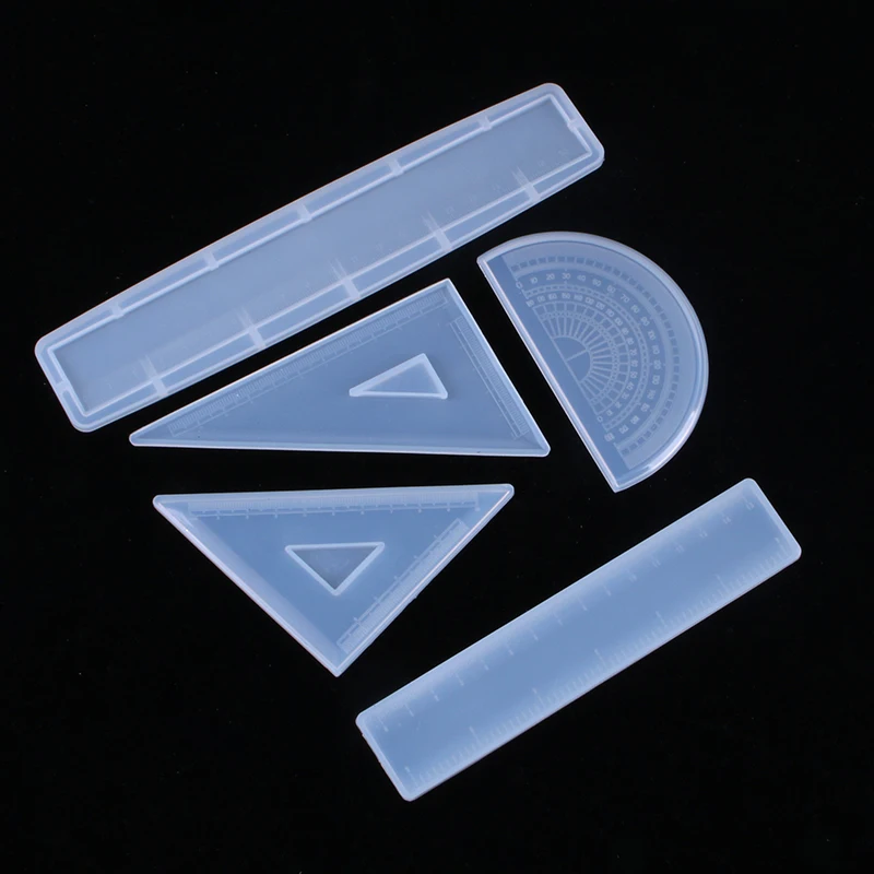 UV-Expoxy-Resin-Silicone-Mold-Protractor-Triangle-Ruler-Right-Angle ...