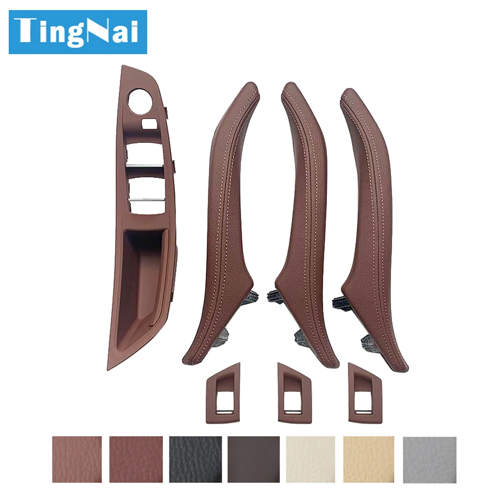 Lhd Rhd Driver Side Armrest Passenger Door Leather Pull Handle Set For ...