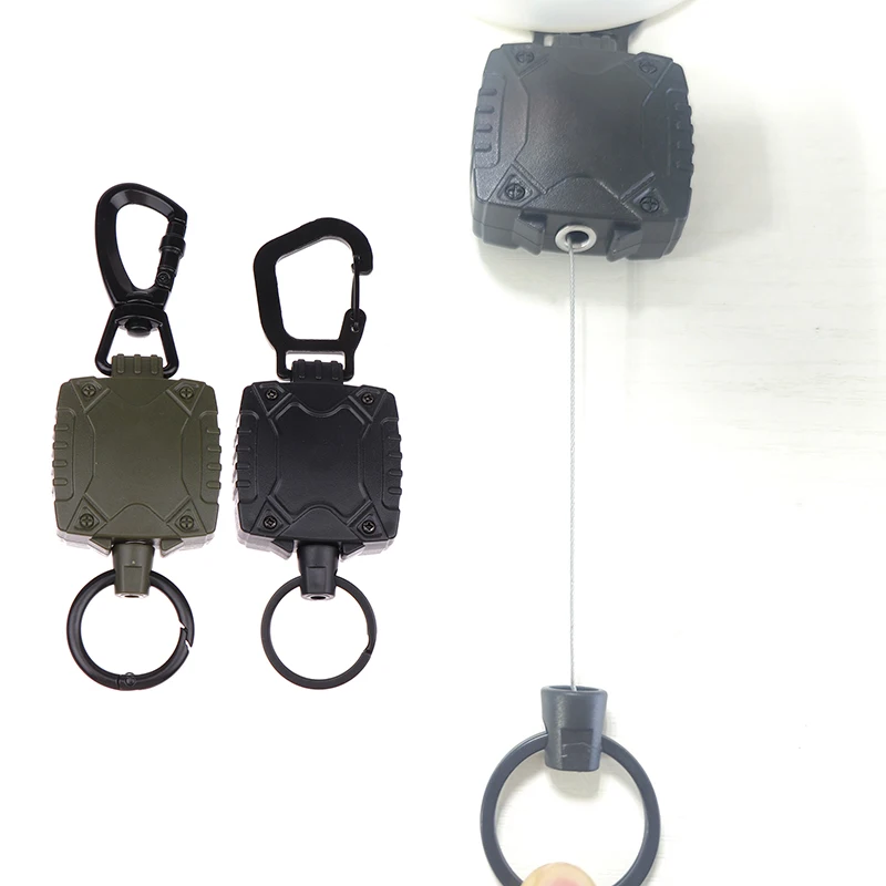Practical-Outdoor-Keychain-Tool-Heavy-Duty-Retractable-Pull-Badges-ID ...
