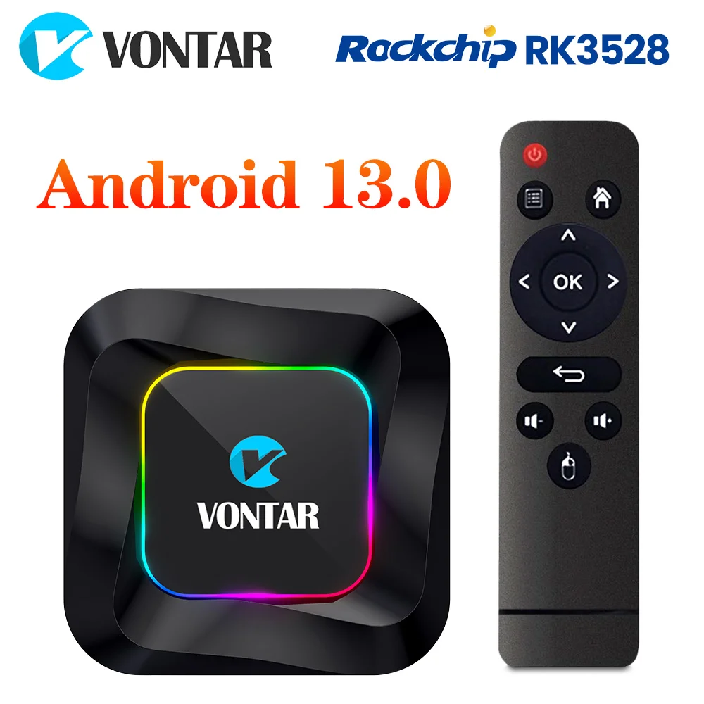 VONTAR R3 TV Box Android 13 Rockchip RK3528 Quad Core Cortex A53 ...