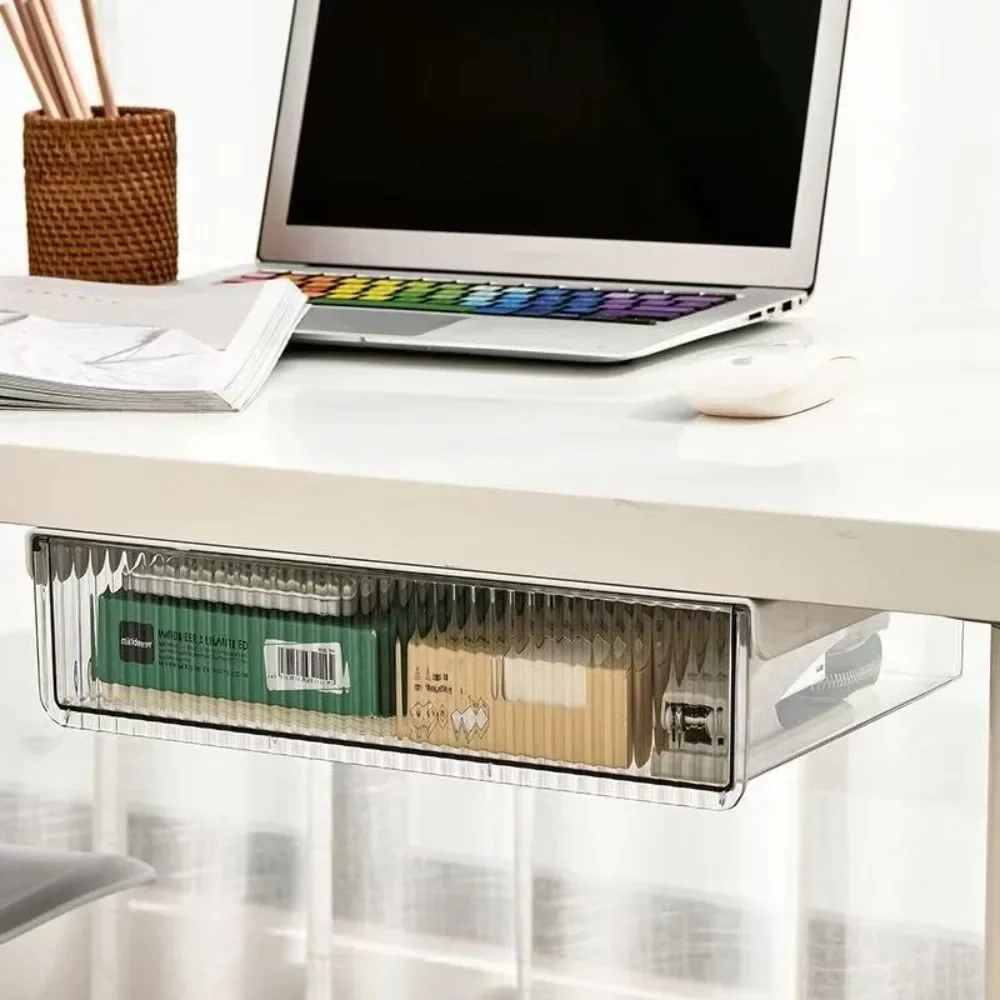 Under Table Drawer Storage Box Office Stationery Storage Box Multi ...