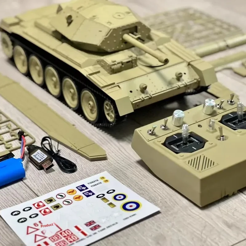 Coolbank 1/16 British Crusader Iii Tank Combat Vehicle Light With Smoke ...