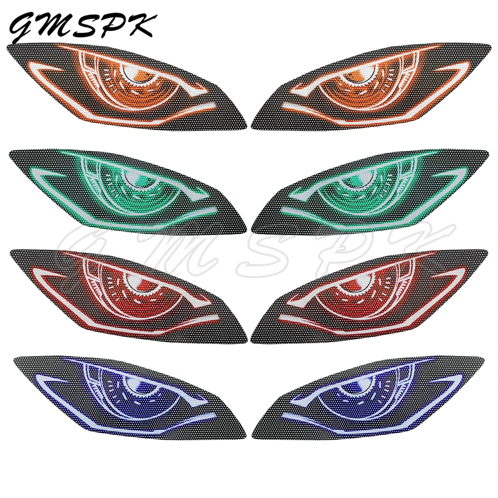 Motorcycle-Headlight-Guard-Decoration-Sticker-Head-Light-Protection ...