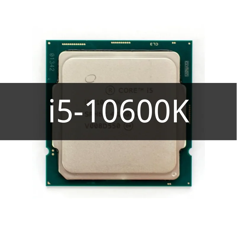 Núcleo i5 10600k 4.1 ghz seis núcleo processador cpu 12m 65w lga1200 i5 ...