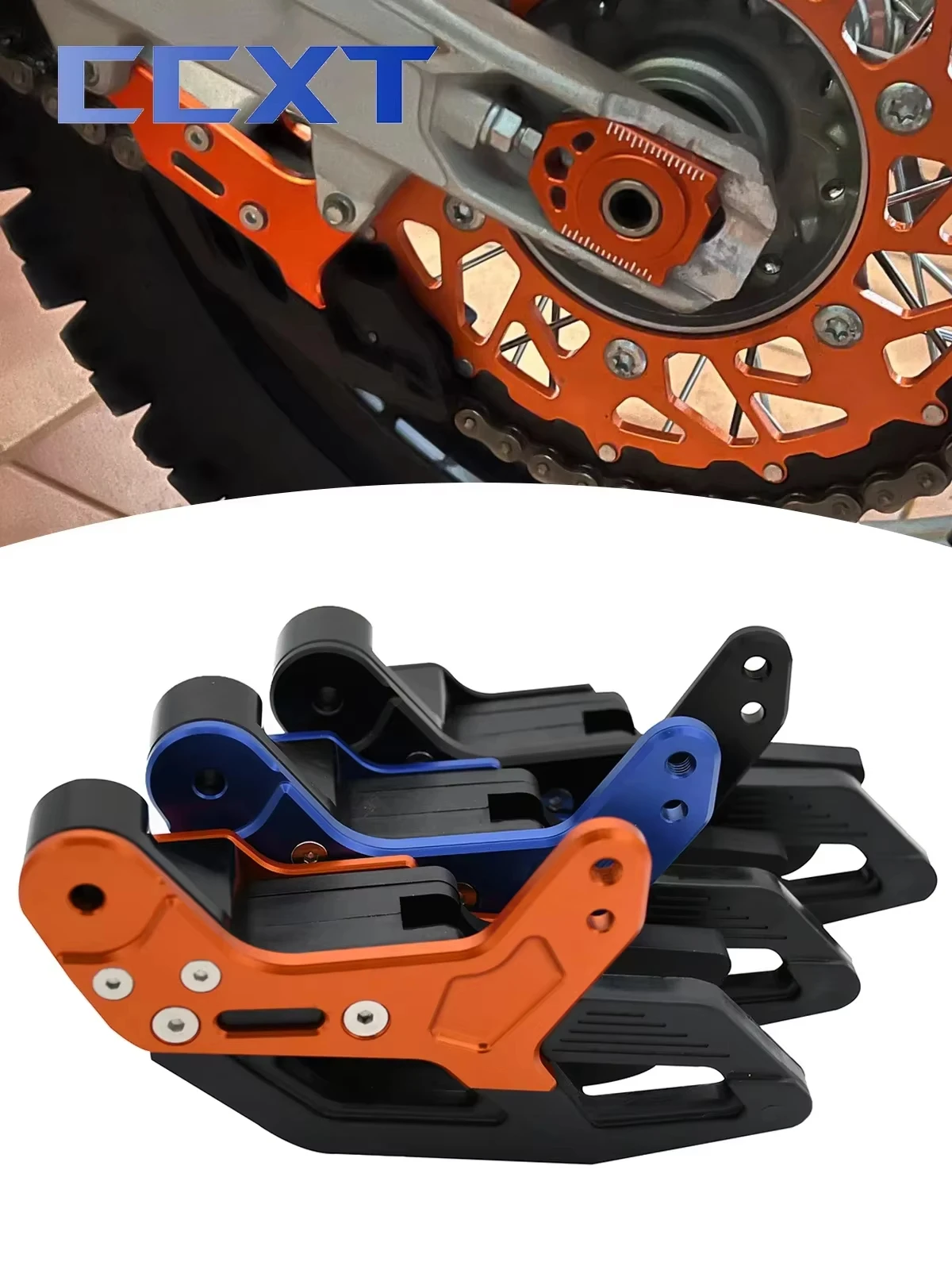 Motorcycle Chain Guide Guard For Husqvarna TC TE TX FC FE FX FS For ...
