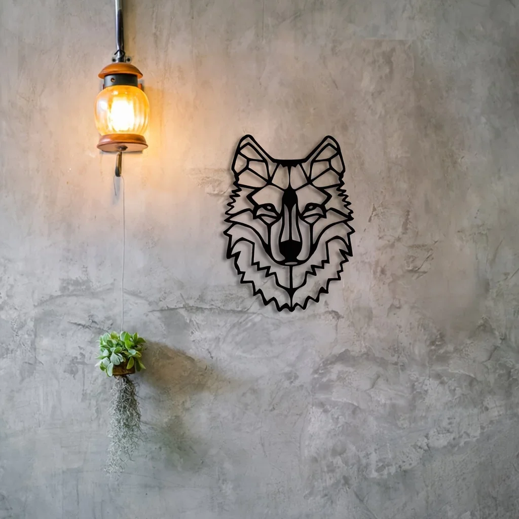 HelloYoung-Wolf-Theme-Decor-Wall-Art-Decorations-Living-Room-Office ...