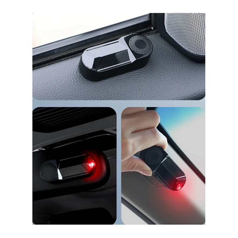 Car-Aromatherapy-Solar-Powered-Warning-Light-Anti-Theft-Caution-Lamp ...