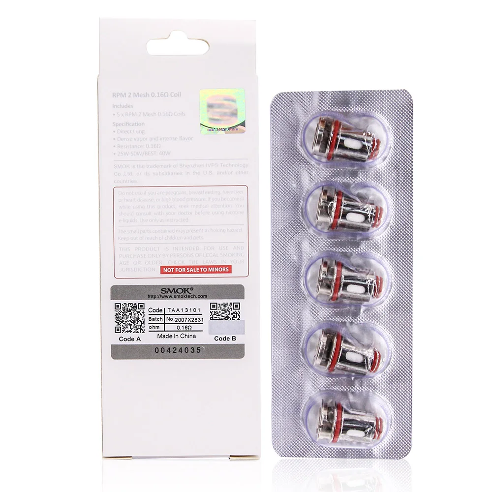 ALLUME-CIGARE,DC 0.6ohm MTL Coil--tête de bobine RPM2, cartouches DC ...