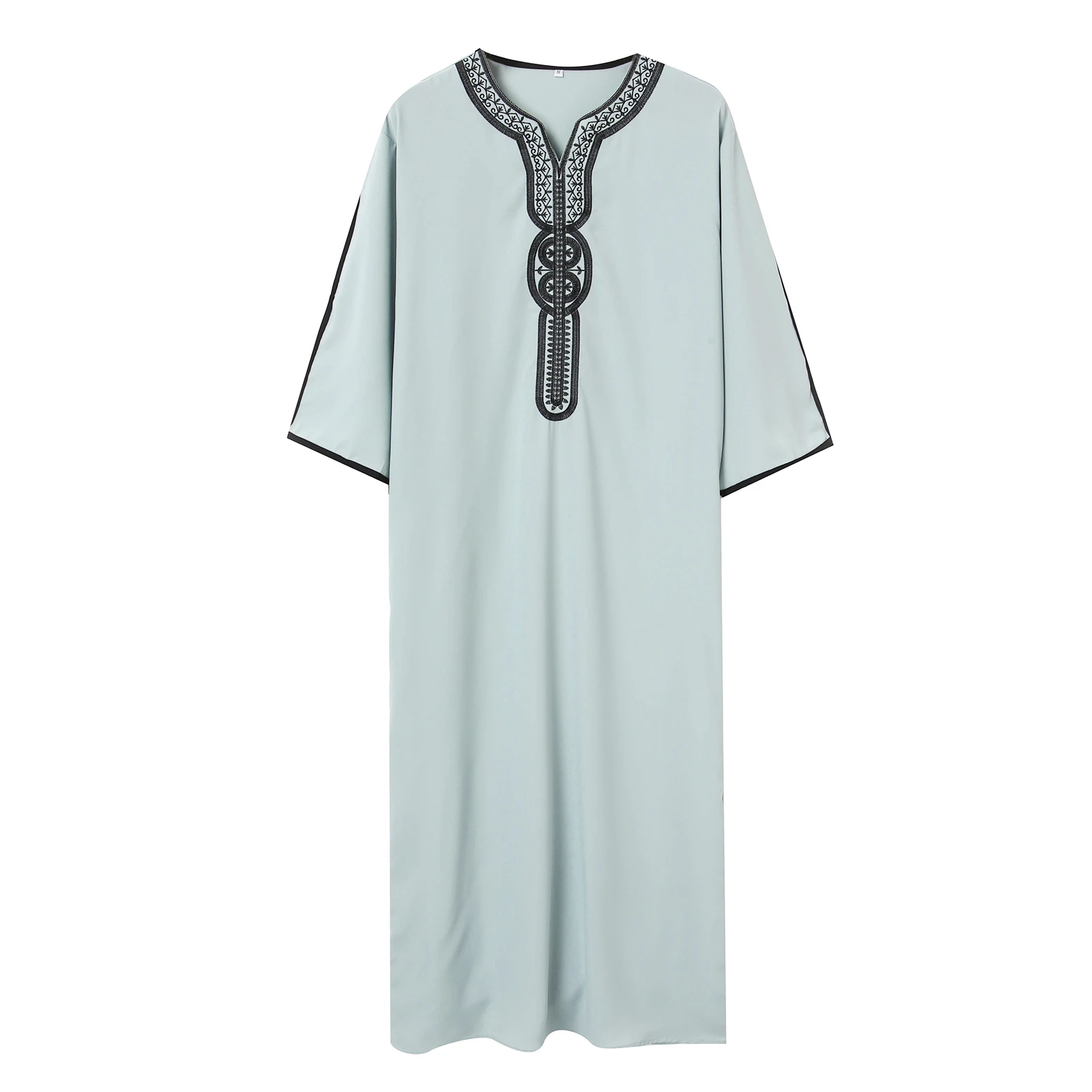 2023 New Muslim Robe Mo Arab Ethnic Wind Sleeve Embroidery Festival Set ...