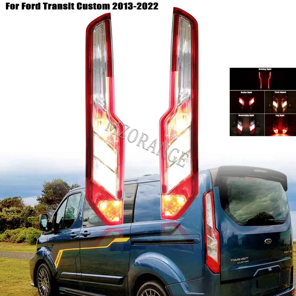 LED-Rear-Tail-Lamp-Cover-Brake-Light-for-Ford-Transit-Custom-2013-2014 ...