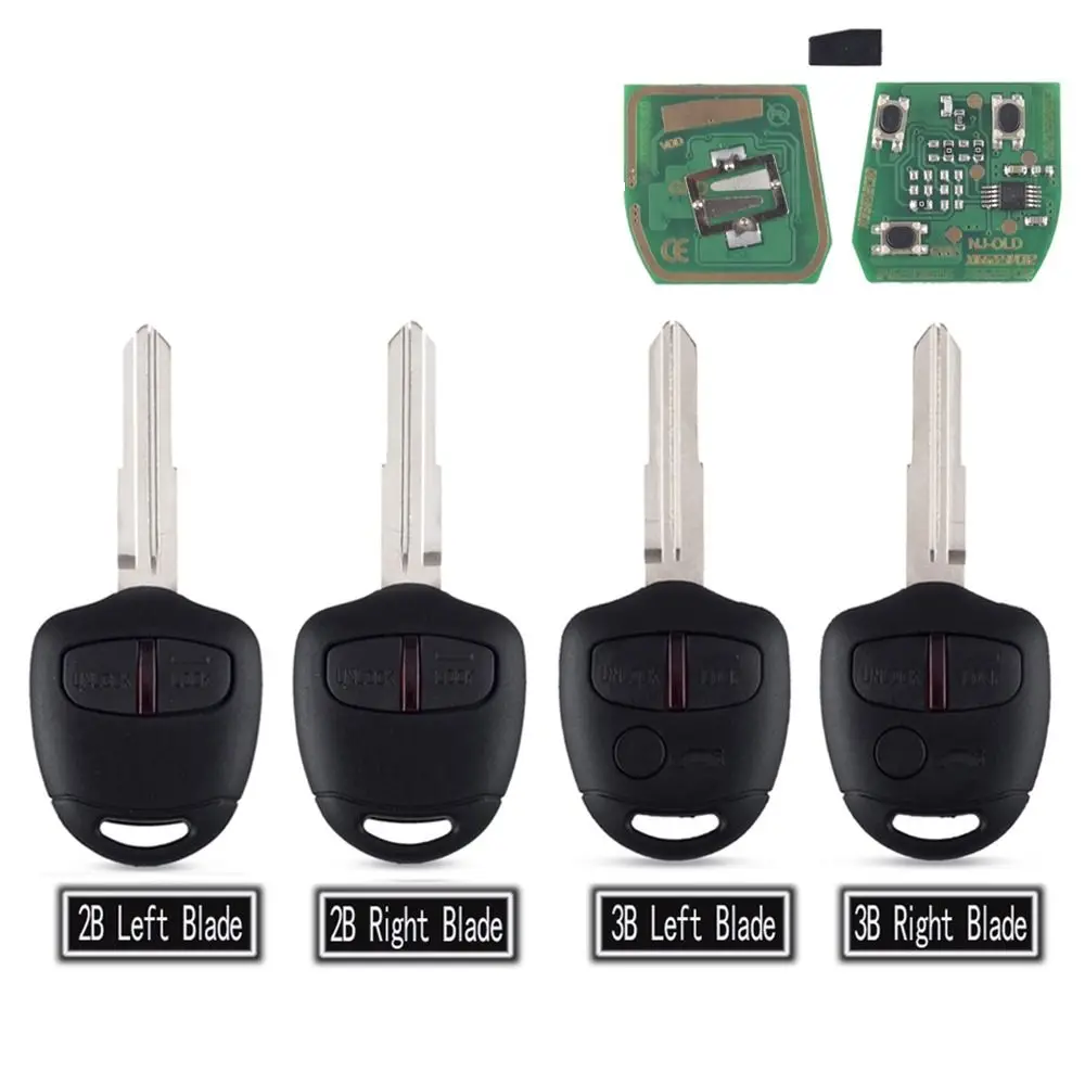 2-3-Button-Remote-Car-Key-433MHz-ID46-Chip-Car-Remote-Key-Control-Auto ...