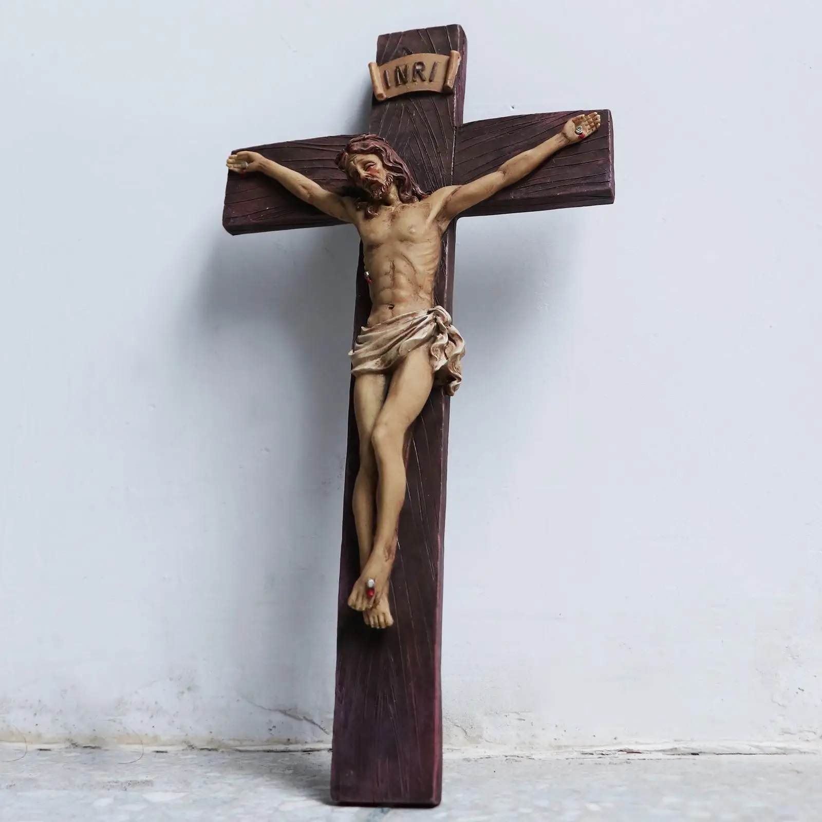 Religious-Jesus-Cross-Crucifix-Statue-Saint-Catholic-Figurine-Crafts ...