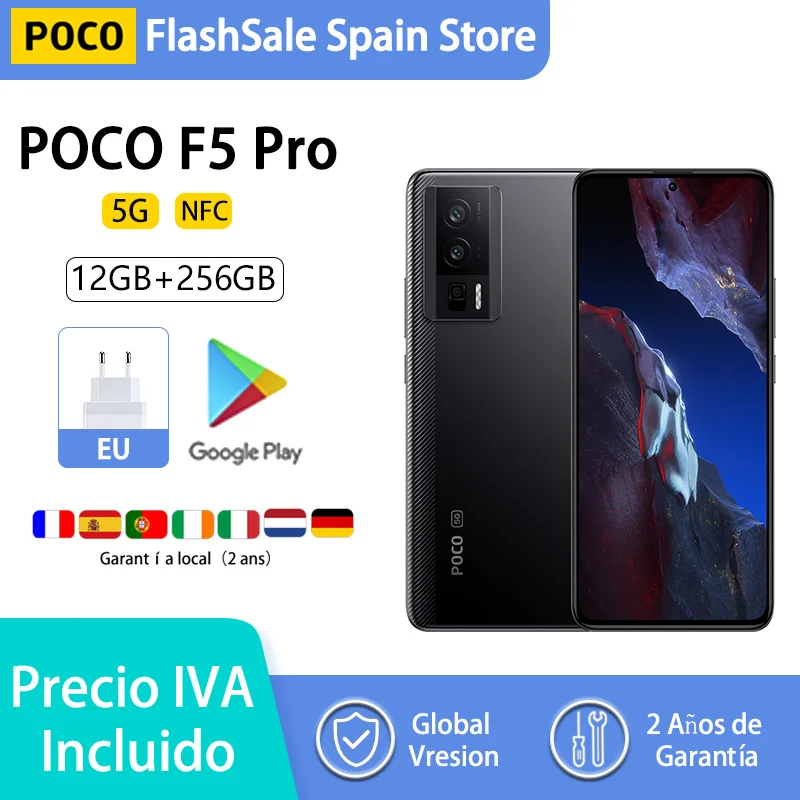 POCO-F5-Pro-Tel-fonos-inteligentes-NFC-Snapdragon-8-Gen-1-Pantalla ...