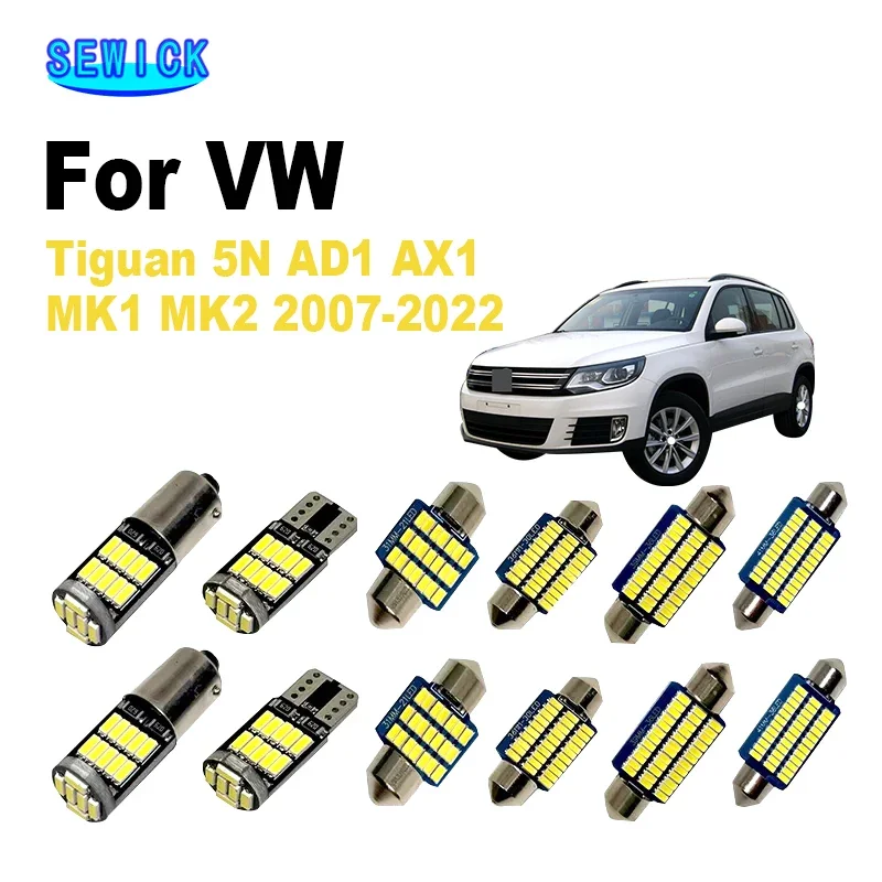 LED Bulb Accessories For VW Volkswagen Tiguan 5N AD1 AX1 MK1 MK2 2007 ...
