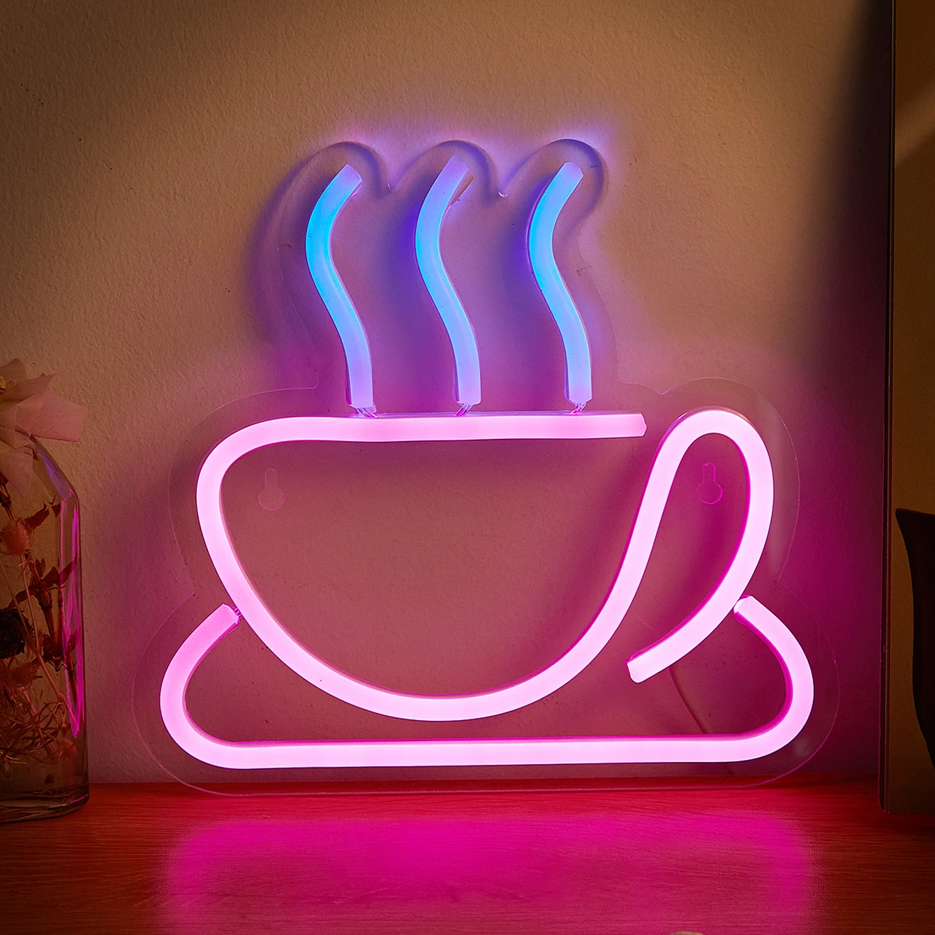 Chi-buy-LED-Neon-Coffee-Cup-USB-Powered-Neon-Signs-Night-Light-3D-Wall ...