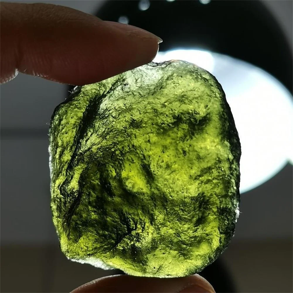 Natural-Green-Moldavite-Czech-Meteorite-Impact-Glass-Rough-Stone ...