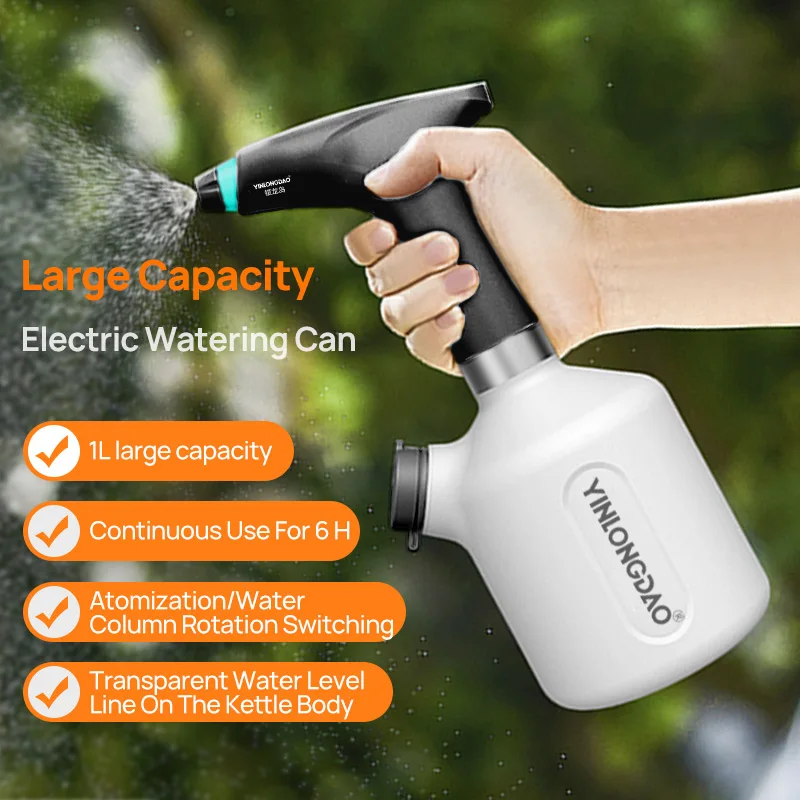 Electric-Plant-Spray-Bottle-USB-Rechargeable-Automatic-Watering-Fogger ...