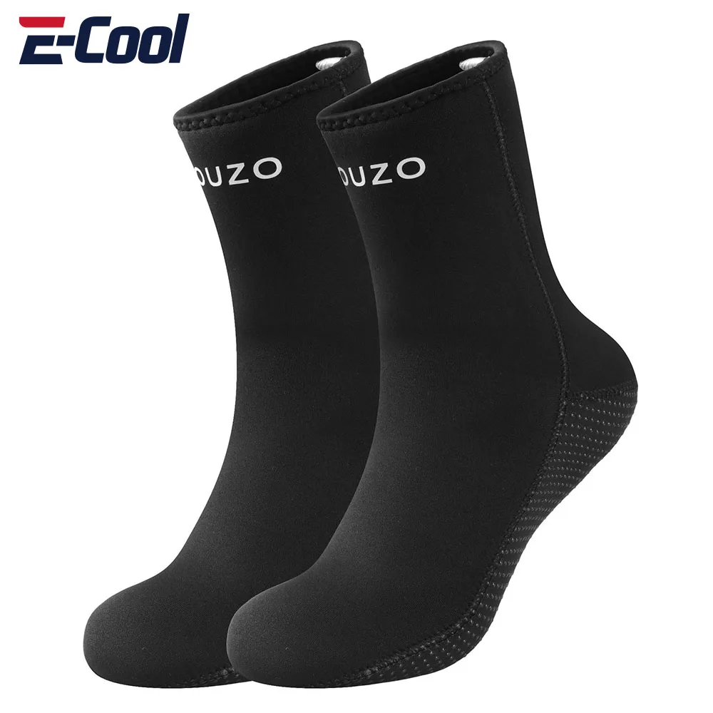 5MM Neoprene Diving Socks Shoes Water Sports Snorkeling Surfing Non ...