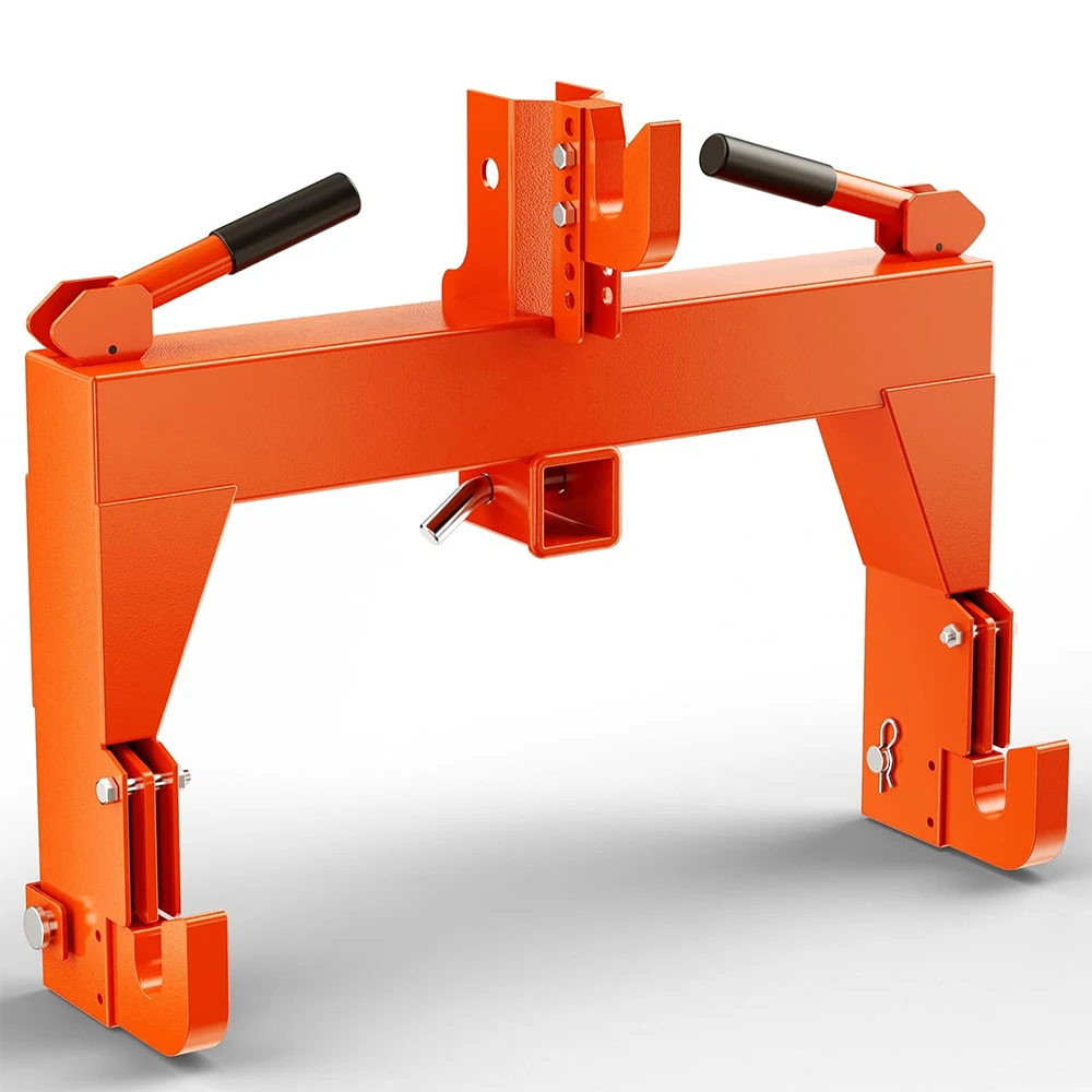 3-Point Quick Hitch with 2" Receiver＆Extra Versatile Adapter Adaptation ...