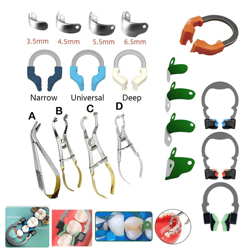 Bandas de matriz Dental Palodent V3, sistema de matriz contorneada ...