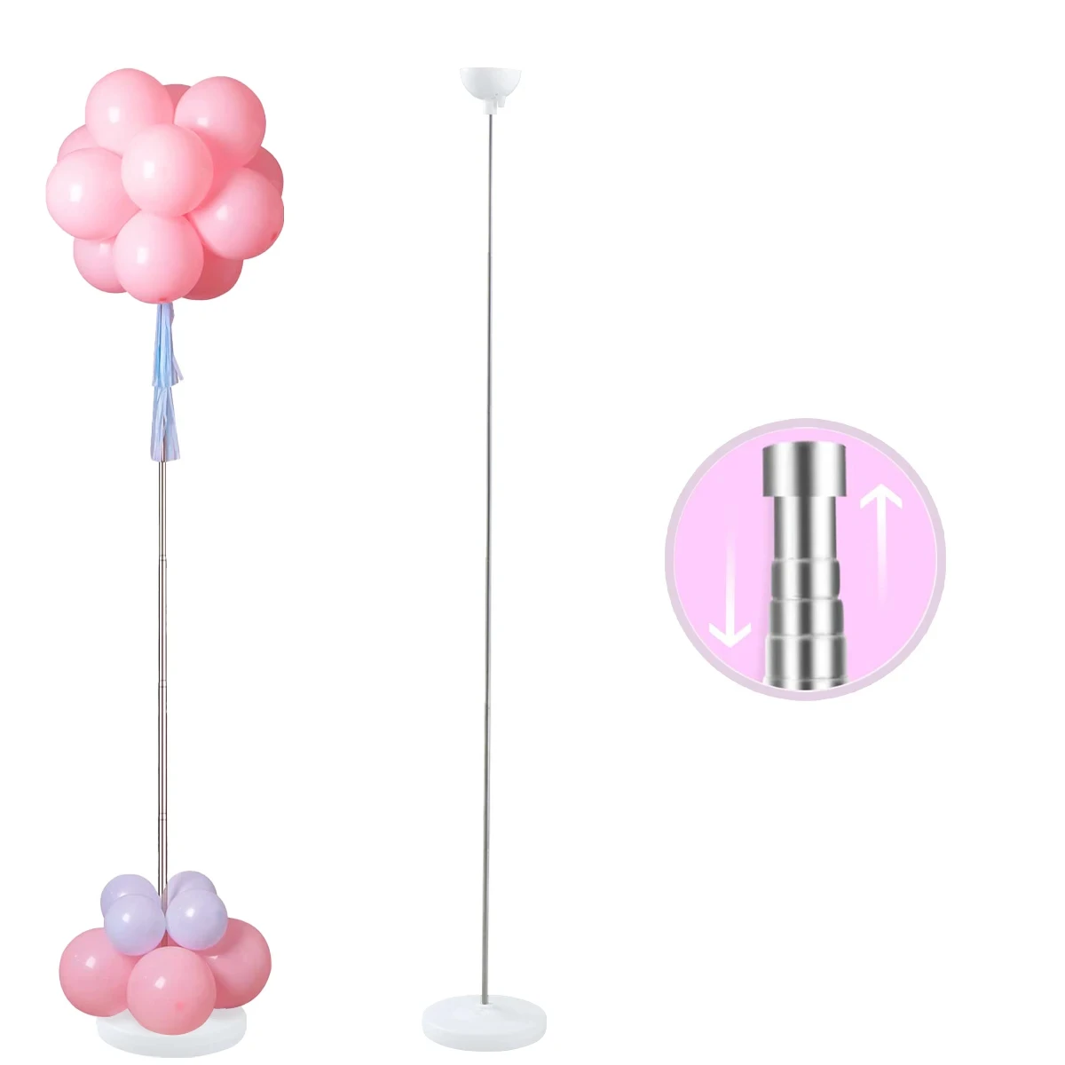 Adjustable-Balloon-Column-Stand-Balloon-Column-Stand-Kit-Kids-Balloon ...