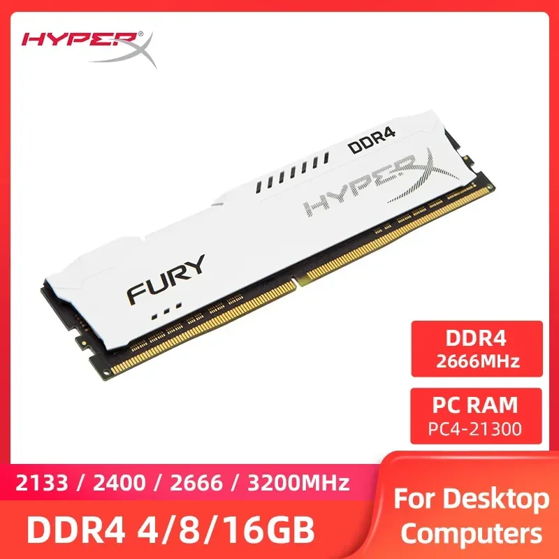 HyperX-Fury-Memory-RAM-DDR4-4GB-8GB-16GB-3600MHz-3200MHz-2666MHz-2400MHz-2133MHz-Desktop-Memory ...