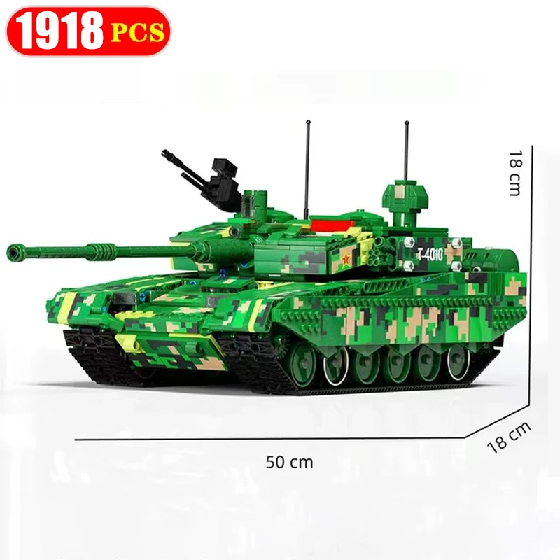 WW2 Military Leopard Tank M1A2 Leopard 2 Tank Bricks Model - The Brick ...