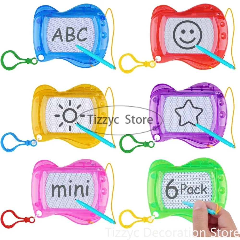 6-12PCS-Mini-Drawing-Board-for-Kid-Erasable-Doodle-Writing-Pad-Keychain ...