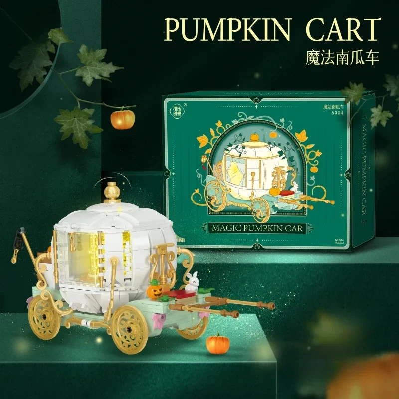 648PCS-Cinderella-Block-Magic-Pumpkin-Carriage-Puzzle-Toy-Assembly ...