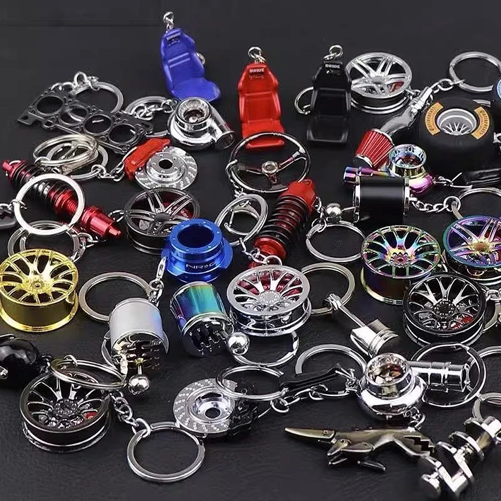 Creative-Engine-Piston-Keychain-Metal-Car-Auto-Parts-Speed-Gearbox ...