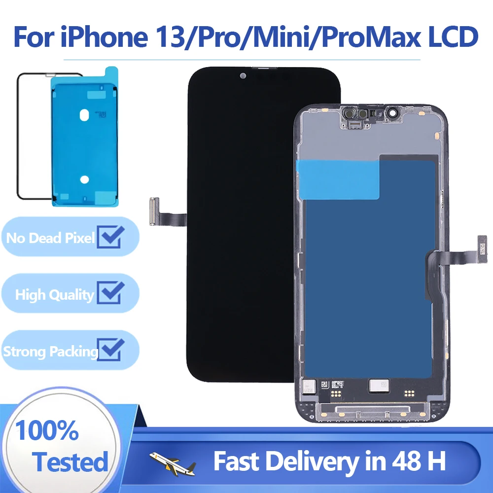 Amoled-100-New-LCD-3D-Touch-Digitizer-Assembly-For-iphone-13-13Pro ...