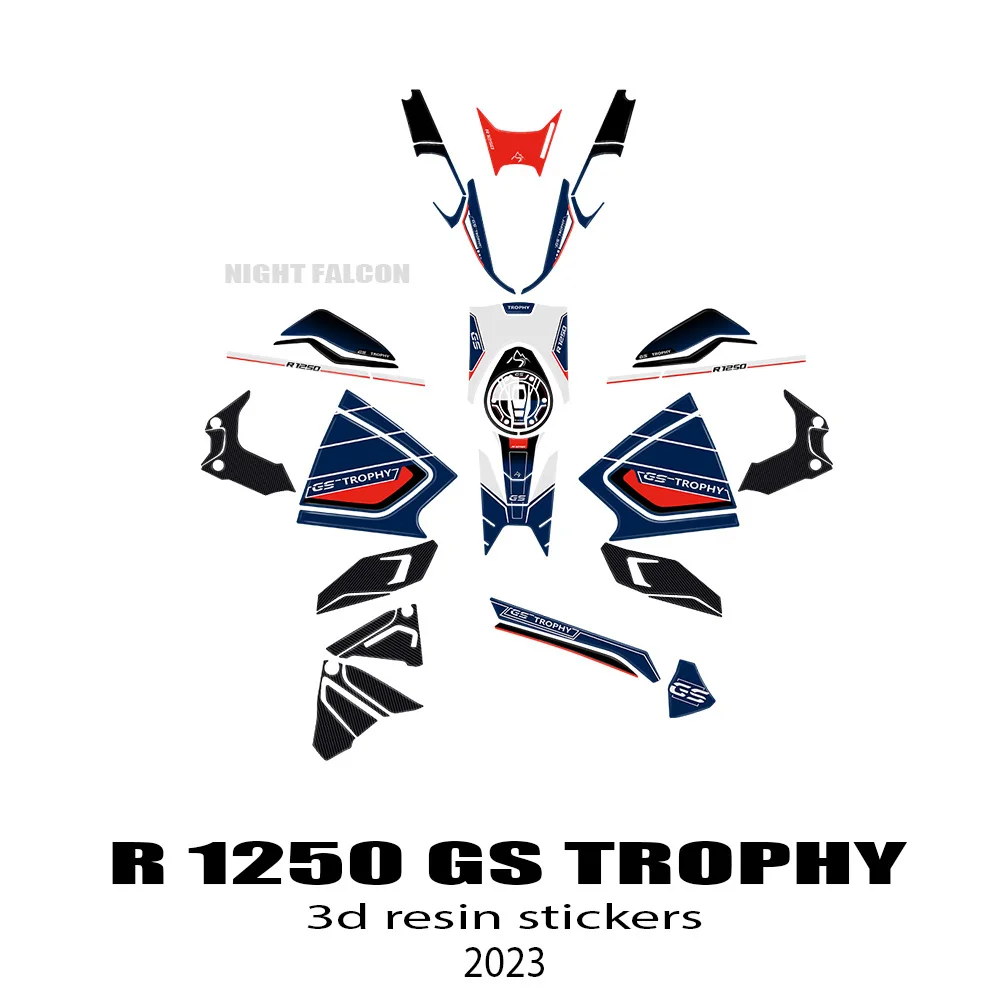 For-New-2023-BMW-R-1250-GS-GS-Trophy-Motorcycle-Accessories-3D-Epoxy ...