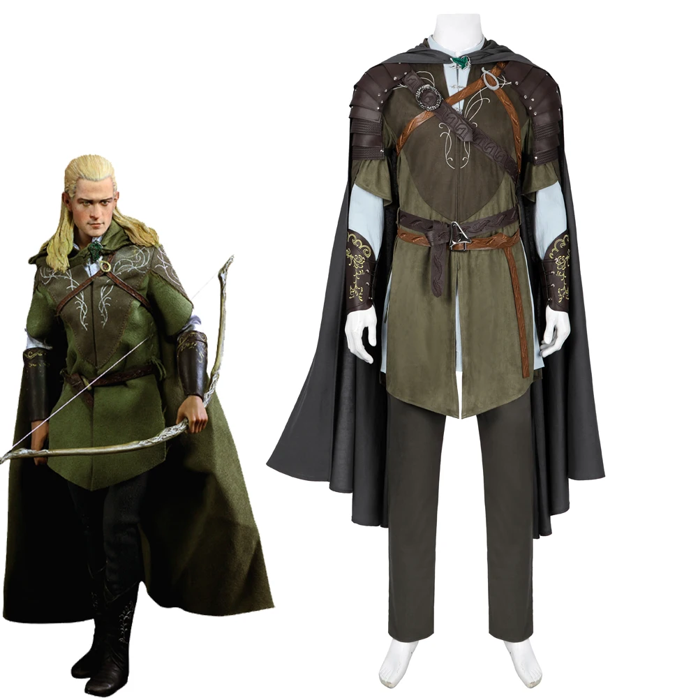 Disfraz-de-pel-cula-Lord-Legolas-para-hombre-traje-de-Carnaval-de ...