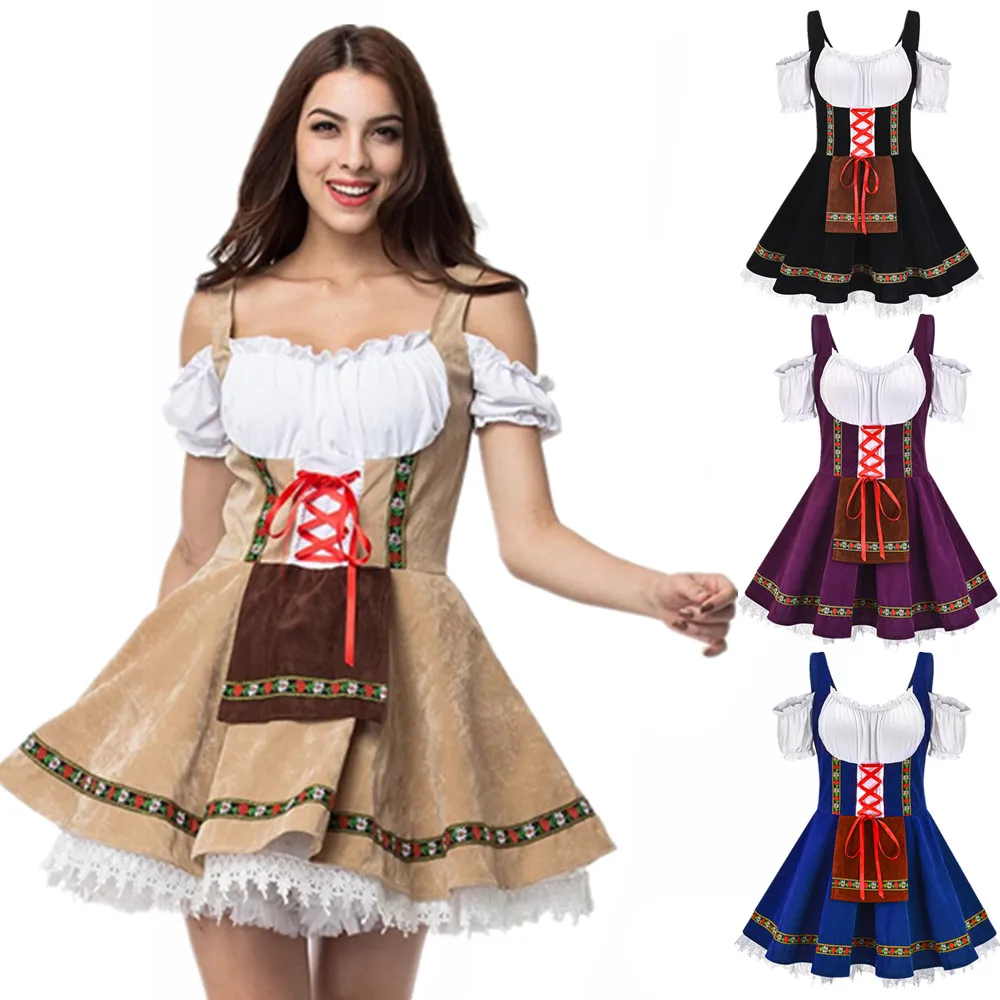 Oktoberfest Costume for Women Bavarian German Beer Festivals Waitress ...