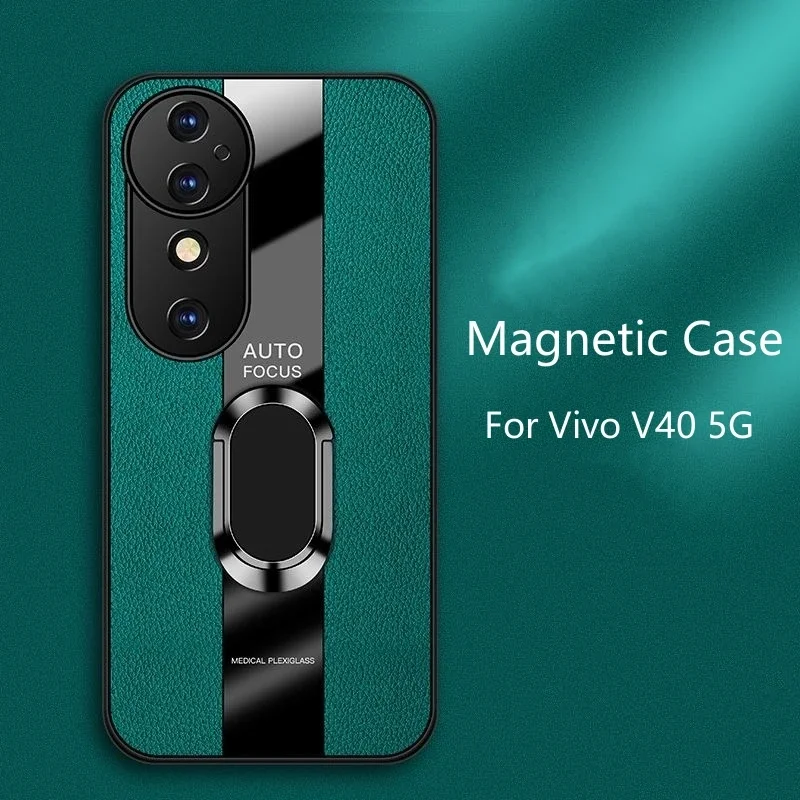 For-VIVO-V40-5G-Case-Magnetic-Holder-Ring-Phone-Back-Cover-For-Vivo-V ...