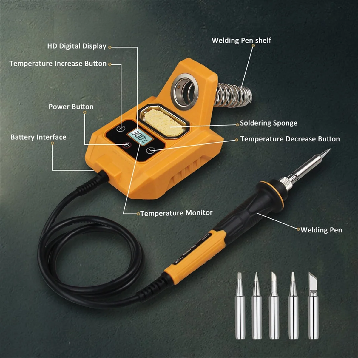 New Cordless Soldering Station for Dewalt 20V Max Battery - Electric ...
