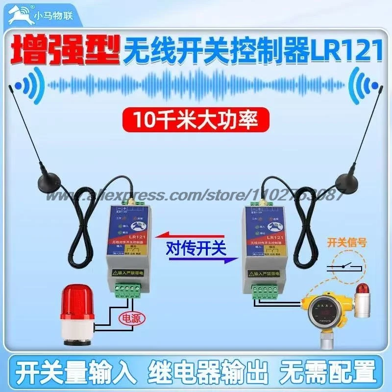 Remote Relay Output PLC Transceiver Wireless Transmitter and Receiver ...