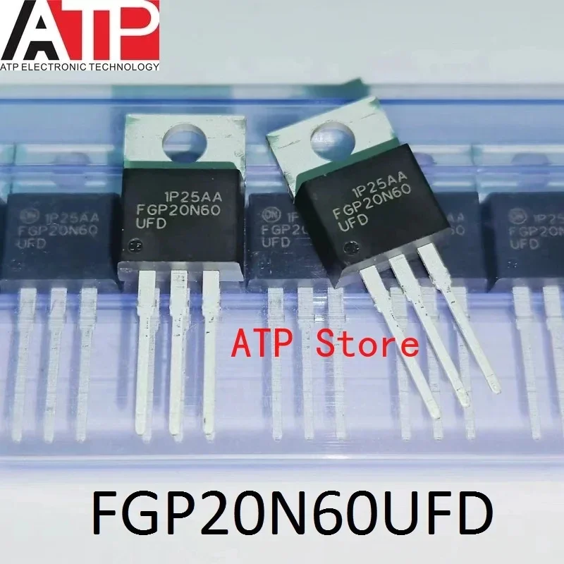 10pcs/lot 100% New Original FGP20N60UFD FGP20N60 TO-220 FGP20N60UFDTU ...