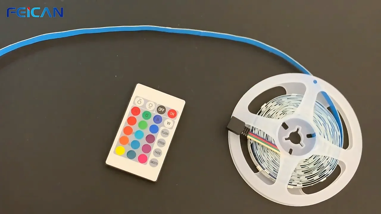 RGB LED controller DC 12V 24 key IR remote control 12v For led Strip ...