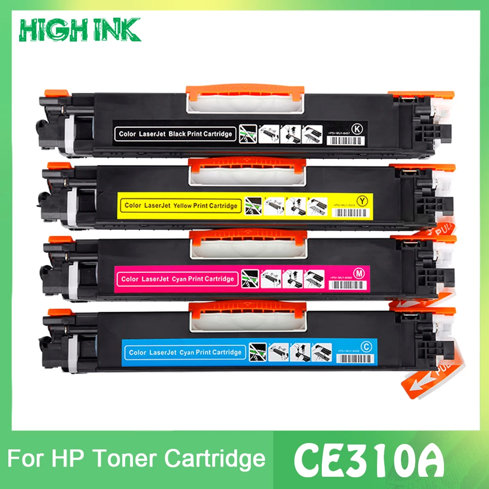 CE310 CE310A 313A 126A 126 Compatible Color Toner Cartridge For HP LaserJet Pro CP1025 M275 100 ...