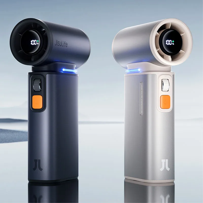 JISULIFE-2-in-1-Portable-1-100-Speeds-Handheld-Fan-Personal-Hand-Fan ...