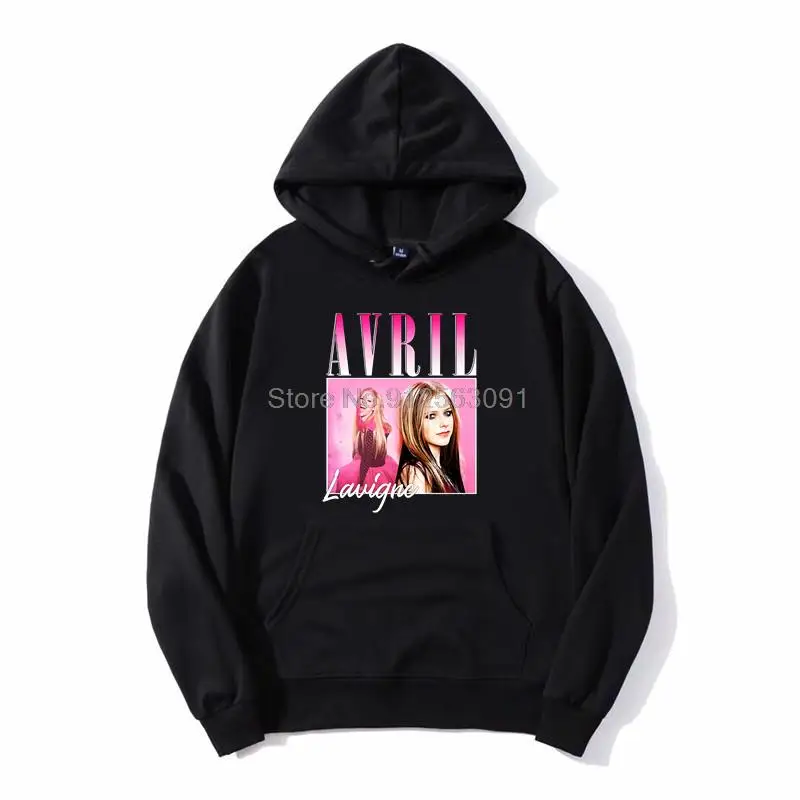 Avril-Lavigne-Popular-Singer-Classic-Hoodie-Mne-Fleece-Hoodies-Zipper ...