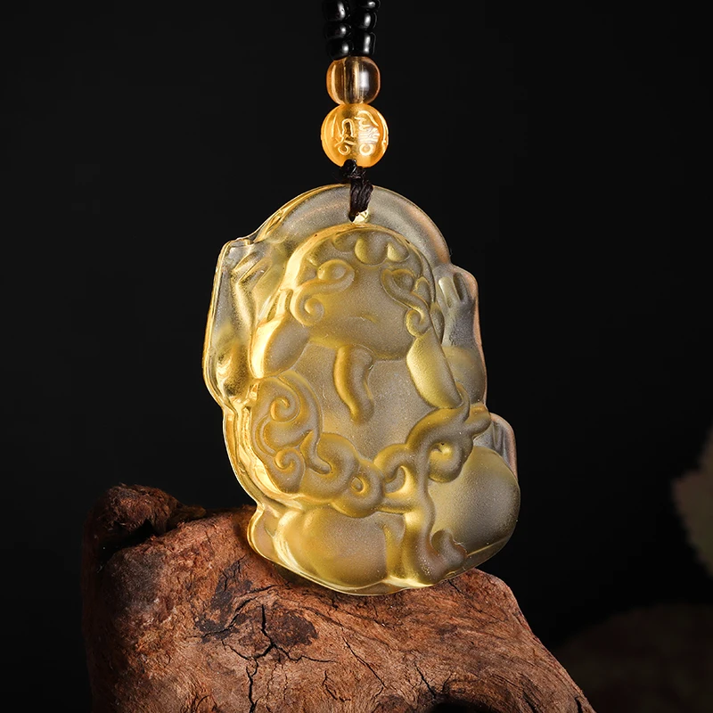 Classic-Gold-Swallowing-Beast-Pixiu-Pendant-Ethnic-Wind-Beast-Necklace ...